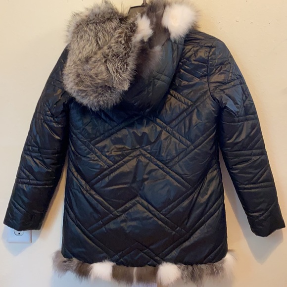 Belle Fare | Jackets & Coats | Belle Fare Reversible Fox Fur Jacket ...